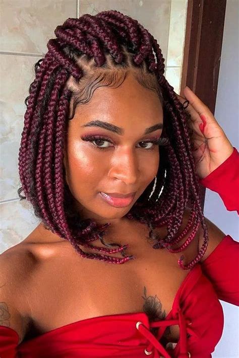 Explore The Magical World Of Red Box Braids 50 Braided Hairstyles