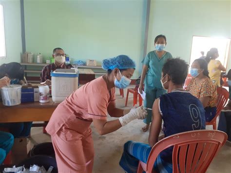 ကျိုက်ဒုံမြို့၌ ဆဋ္ဌမအသုတ်၊ ပထမအကြိမ် အသက်၁၈နှစ်နှင့်အထက်ပြည့်ပြီး၊ပြည်သူ ၅၀၀ ဦး အား ကိုဗစ