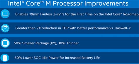 Intel Broadwell Architecture Preview Intel Core M And Broadwell Y Legit Reviews