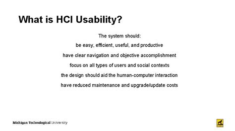 A Review Of HCI Usability Standards And Assessment