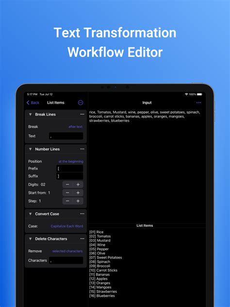 【ios App】text Workflow 文字內容排版轉換軟體 Dr 愛瘋 App Navi