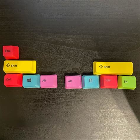 10 Uds Teclado Mecánico Cmyk Keycap Para Cherrykailh Key Cap Para Win