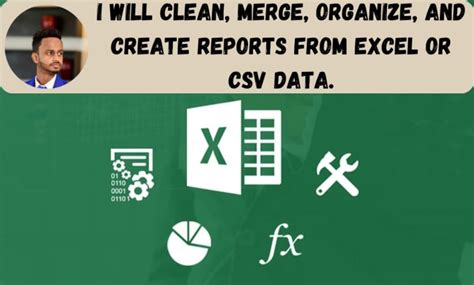 Clean Merge Organize And Create Reports From Excel Or Csv Data By