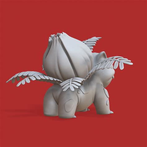 Free Obj File Ivysaur 🐉 ・model To Download And 3d Print・cults