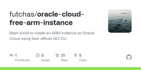 Github Futchasoracle Cloud Free Arm Instance Bash Script To Create