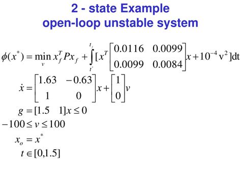 ppt explicit non linear optimal control law for continuous time systems via parametric