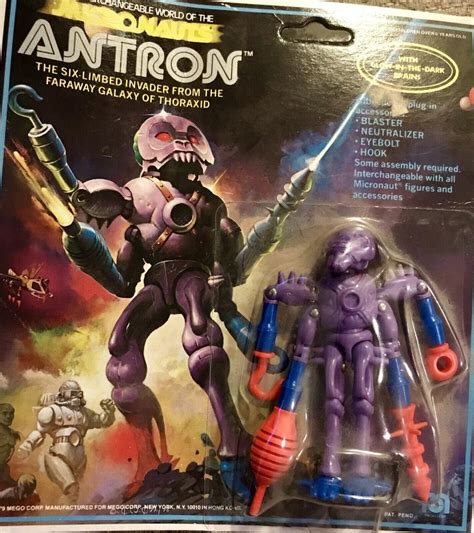 1979 Micronauts Antron Action Figure Unopened 1999797132