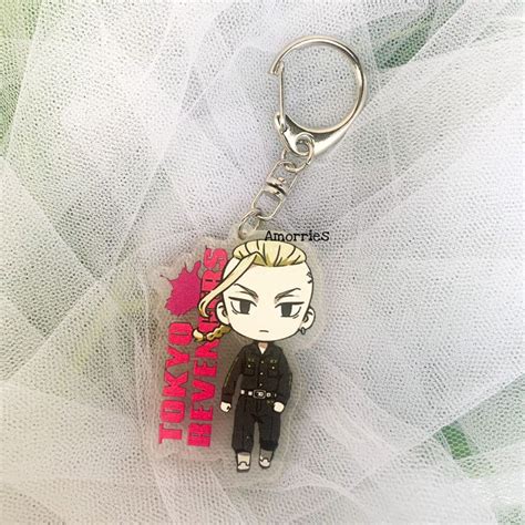 Jual Gantungan Kunci Mikey Draken Tokyo Revengers Keychain Anime Tokyo