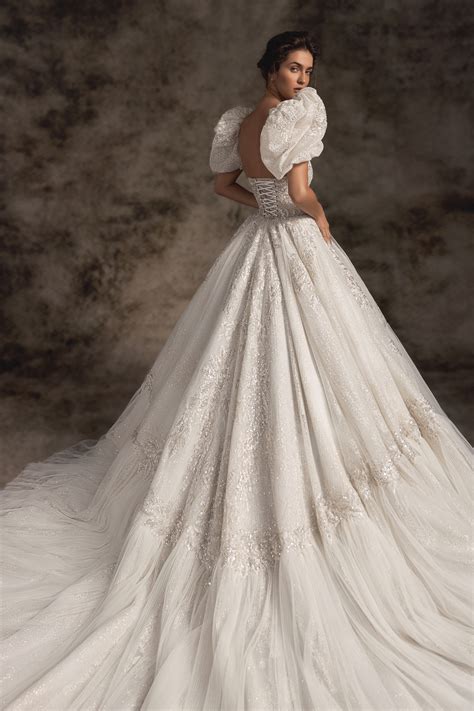 Floor Length Wedding Dress Karmen With Detachable Sleeves Wona La