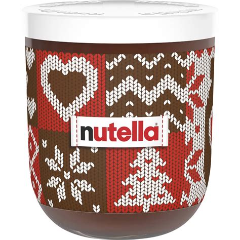 Calories In Nutella Hazelnut Chocolate Spread Christmas Glass Jar Calcount