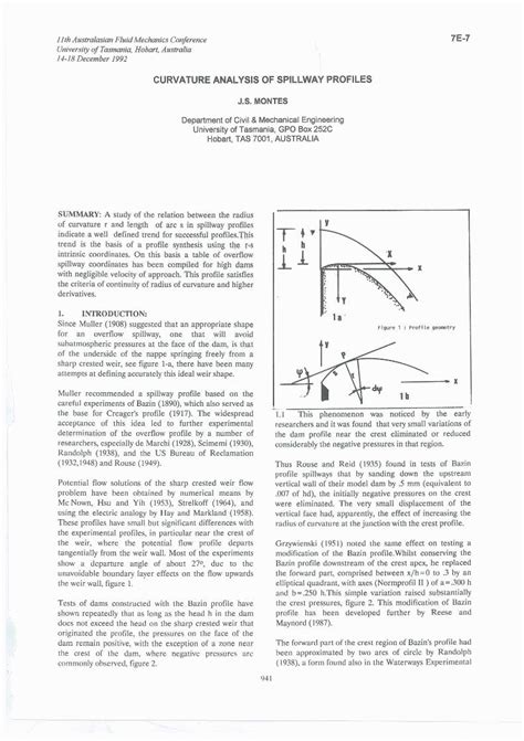 Pdf Curvature Analysis Of Spillway Profiles Dokumentips