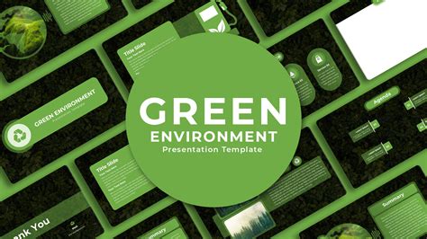 Green Environment Powerpoint Theme Slidebazaar