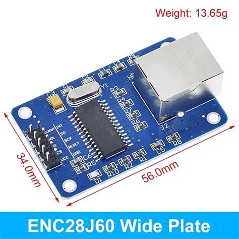 Enc28j60 Spi Interface Network Module Xpart Electronic