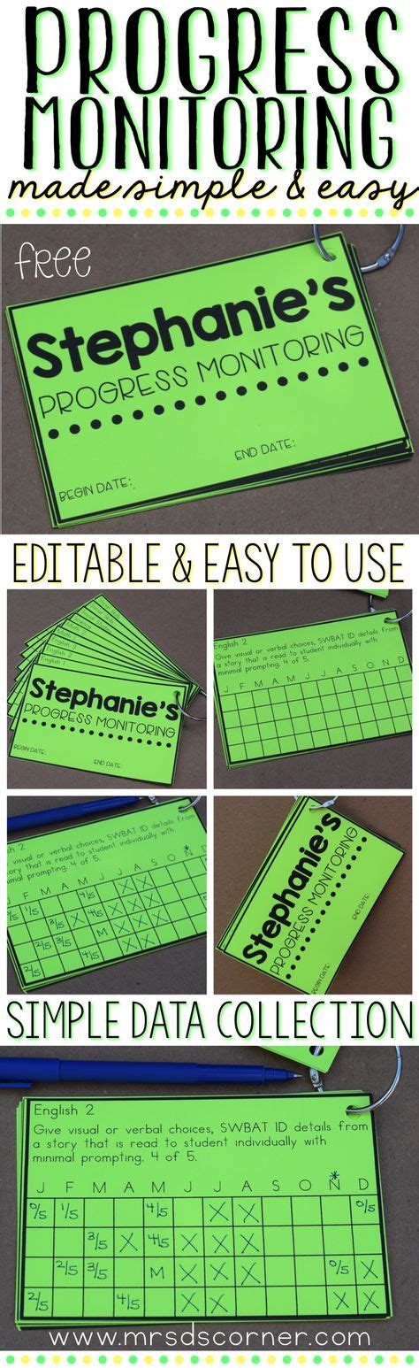 Progress Monitoring Made Quick And Easy Mrs D S Corner Organizzazione Scuola Idee Per La