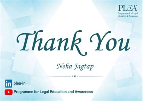 Advocate Neha Jagtap On Linkedin Thank You Plea Always Been A Pleasure To Be Associated With