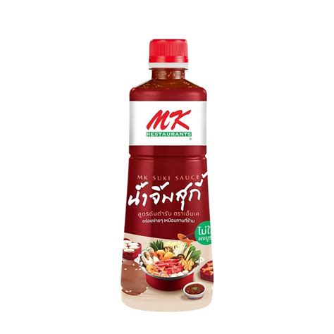 Mk Suki Sauce เอ็มเค น้ำจิ้มสุกี้ สูตรต้นตำรับ ขนาด 350 กรัม และ 830