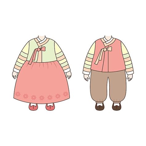 유토이미지 한복 합성 일러스트 03