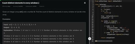 Dsa Slidingwindow Hashmaps Geeksforgeeks Codingchallenge
