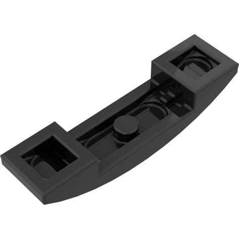 Lego Black Slope 1 X 4 Curved Double 93273 Brick Owl Lego Marketplace
