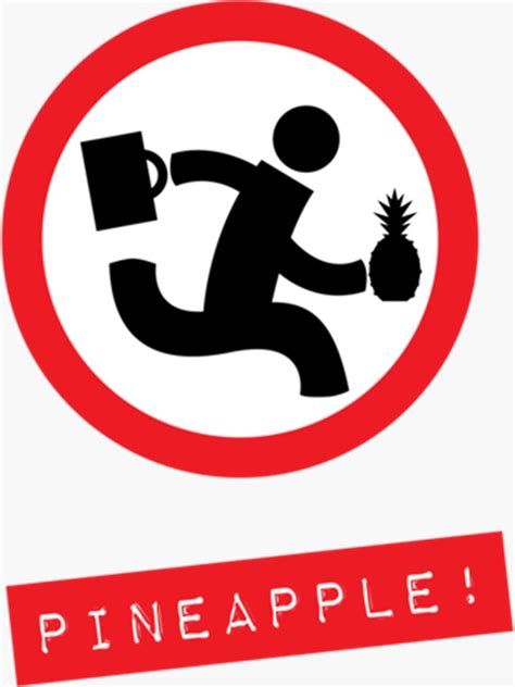 Chuck Tv Show Quotpineapplequot Sticker For Sale By