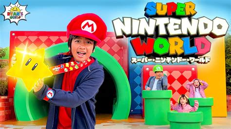 Ryan S First Time At Super Nintendo World Youtube