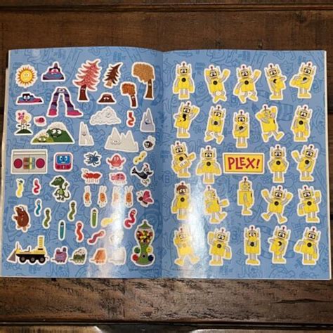 Yo Gabba Gabba I Love Stickers Coloring Activity Book Htf Rare