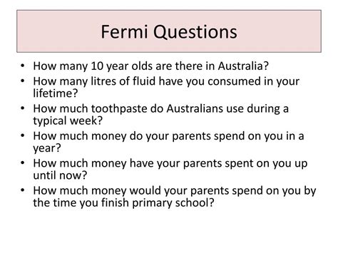 PPT Open Ended Tasks Fermi Questions Problem Solving PowerPoint Presentation ID 2656090