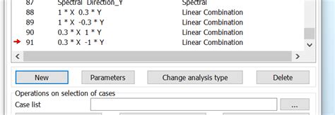 Eccentricities Selected By User Not Considered For Spectral Load Cases