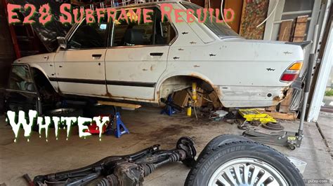 E28 Subframe Bushings Fixing And Finding Lots Of Rust Youtube