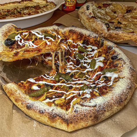 맛집을묻다 서울숲 유니크한 피자 맛집 노모어피자 서울숲점 피자의 색다른 변신 배달음식
