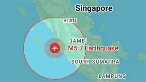 Breaking News Gempa Magnitudo 5 7 Guncang Pesisir Selatan Sumatera