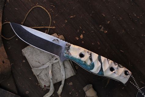 3DK MAK 4 Fixed Drop Point K110 Blade Composite Walrus Ivory