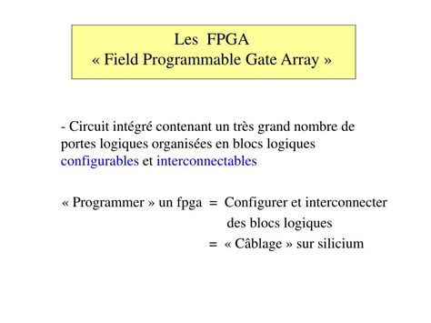 Ppt Les Fpga Field Programmable Gate Array Powerpoint Presentation Id3477018