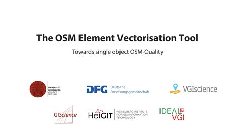 Osm Element Vectorisation Tool Version Giscience Blog