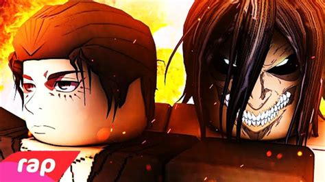 Eren Yeager O Sacrifício Do Vilão VersÃo Roblox Youtube Music