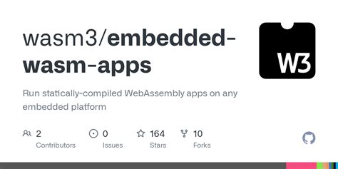 Github Wasm3embedded Wasm Apps Run Statically Compiled Webassembly