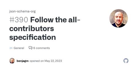 Json Schema On Linkedin Follow The All Contributors Specification
