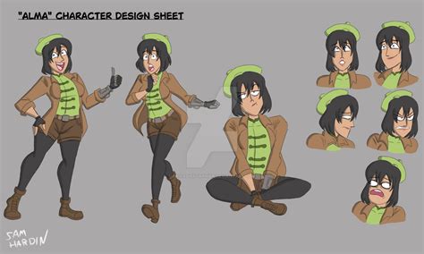 Alma Character Design Sheet By Brigadierdarman On Deviantart