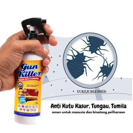 Jual GUN KILLER OBAT PEMBASMI KUTU KASUR KUTU BUSUK KUTU SOFA TUMBILA