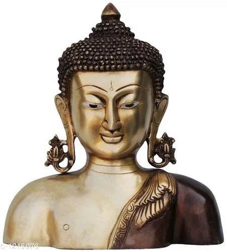 Handmade Decorative Brass Gautam Buddha Statue Sizedimension