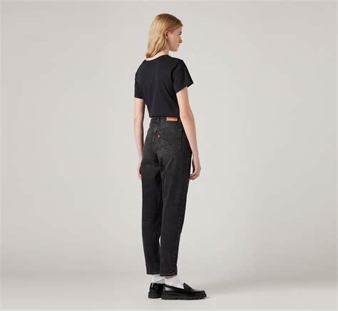 High Waisted Mom Jeans Black Levis® Gb