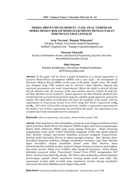 MODEL DRIVEN DEVELOPMENT