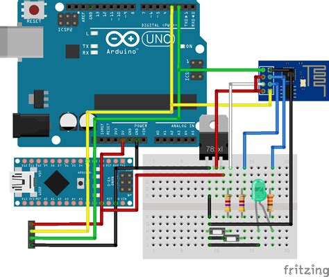 fritzing esp 01 wifi module 연결 회로 만들기