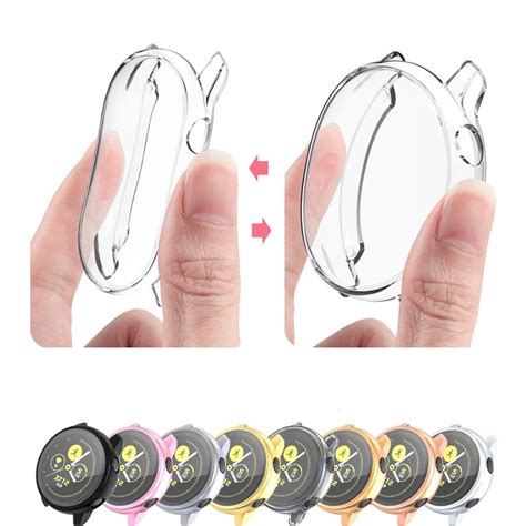 Funda De Protección Completa De Silicona Suave Ultrafina Para Samsung Galaxy Watch Active Para