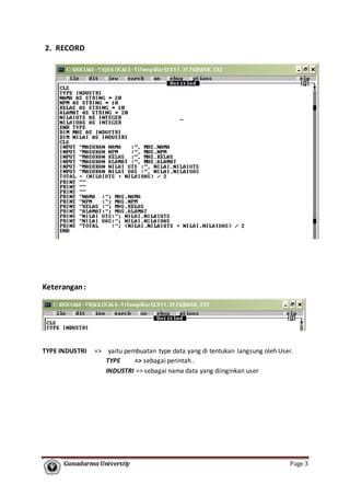 Array Dan Record Pdf