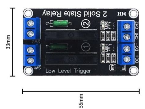 SSR modul csatorna szilárdtest relé Low Trigger TavIR WebShop