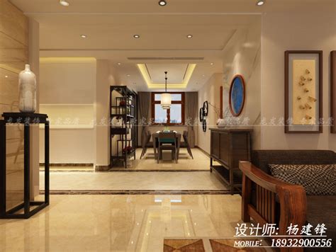 东胜紫御府二期168平米新中式设计方案龙发装饰杨建锋 站酷zcool