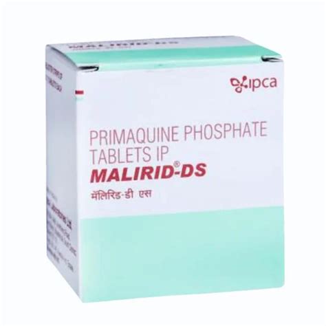 Primaquine 15mg Malirid Ds Tablet 15 Mg Treatment Anti Malaria At