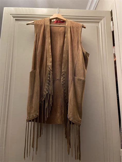 Gilet Long Daim Giorgio Et Mario Vinted