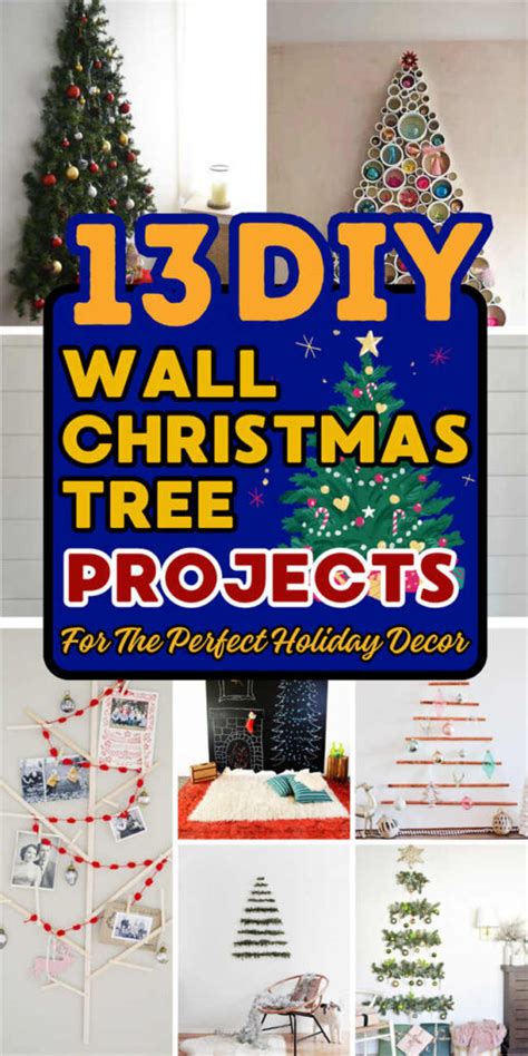13 Diy Wall Christmas Tree Projects For The Perfect Holiday Decor